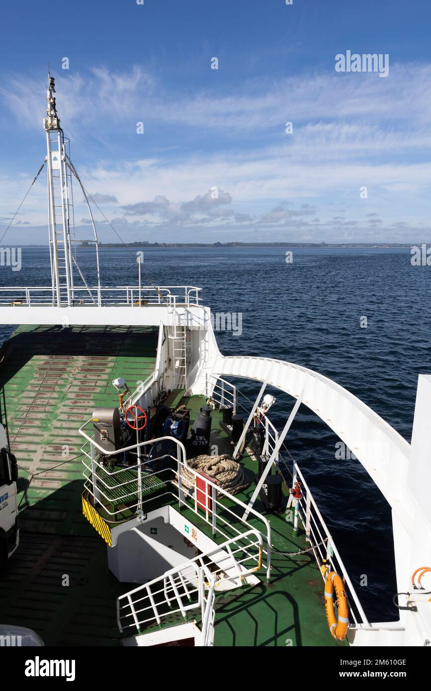 Ferry ride from Pargua to Chacao for visiting Chiloé (Isla Grande de ...
