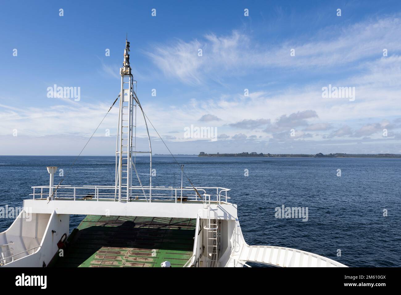 Ferry ride from Pargua to Chacao for visiting Chiloé (Isla Grande de ...