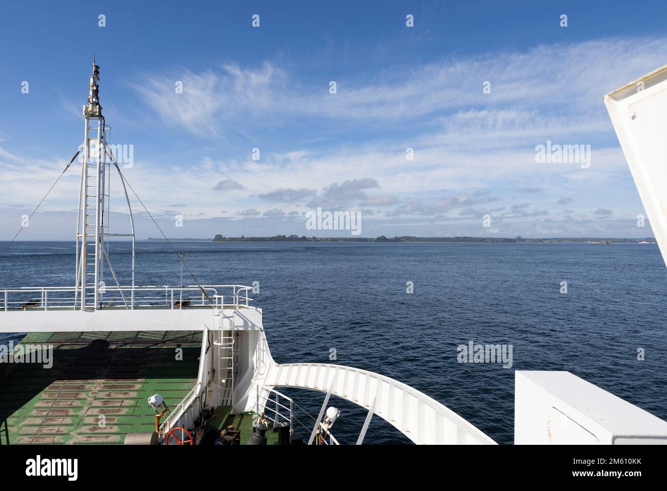 Ferry ride from Pargua to Chacao for visiting Chiloé (Isla Grande de ...