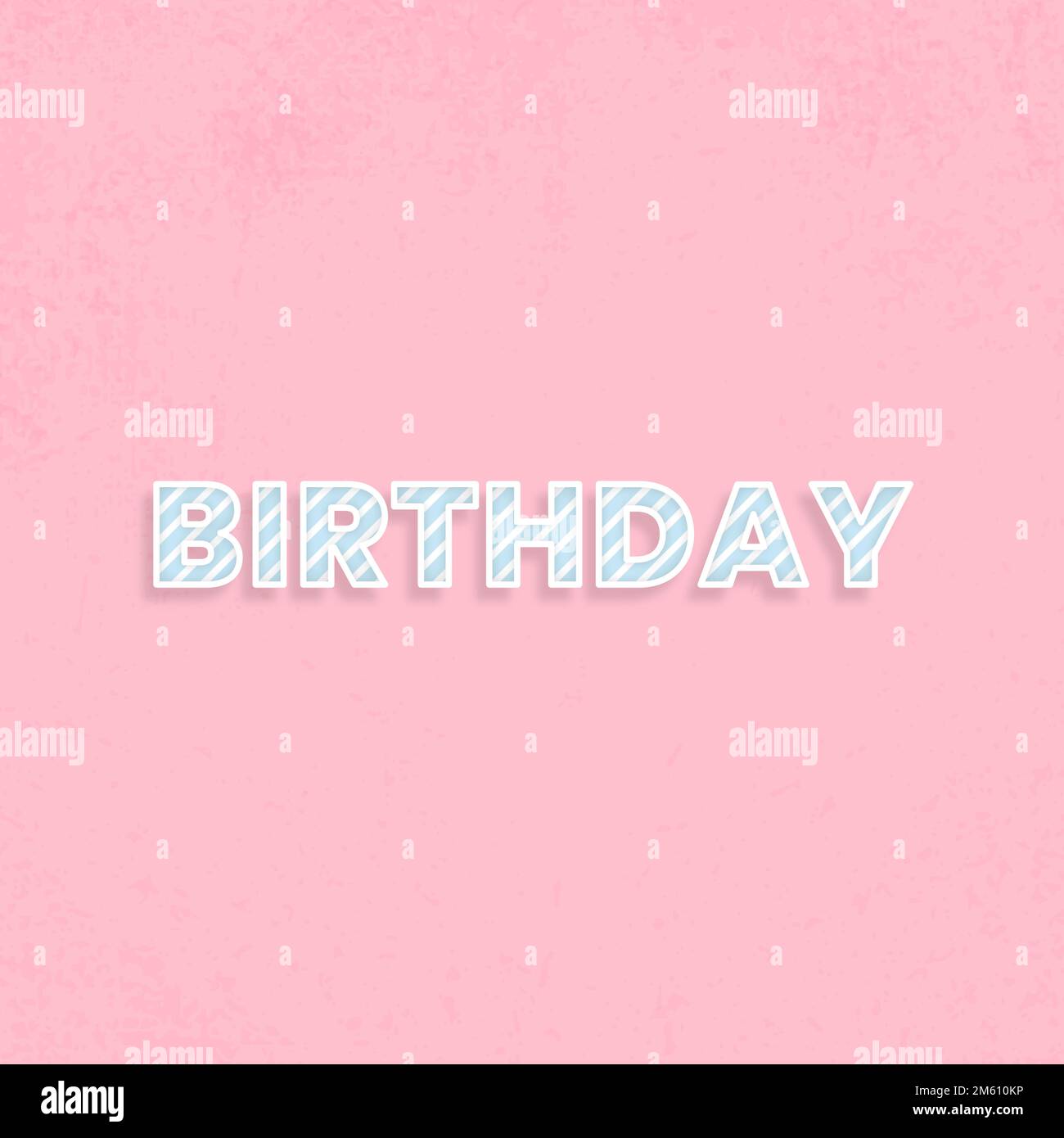 Birthday Word Vector Candy Stripe Font Stock Vector Image And Art Alamy