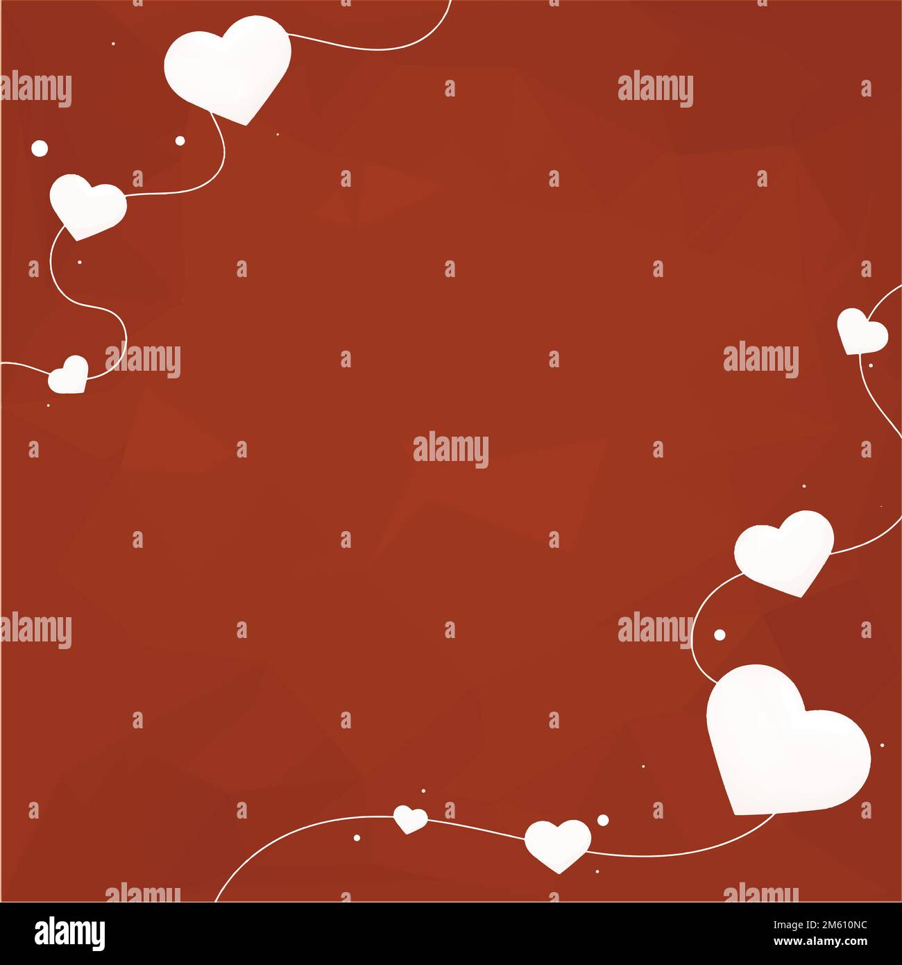 Vector heart string border geometric pattern background Stock Vector Image & Art - Alamy
