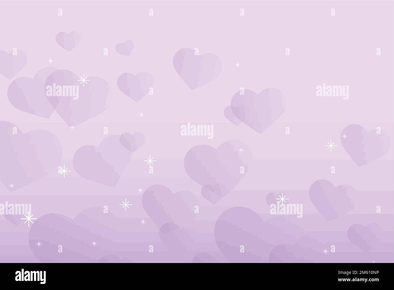 Vector sparkle heart pattern purple background Stock Vector Image & Art ...