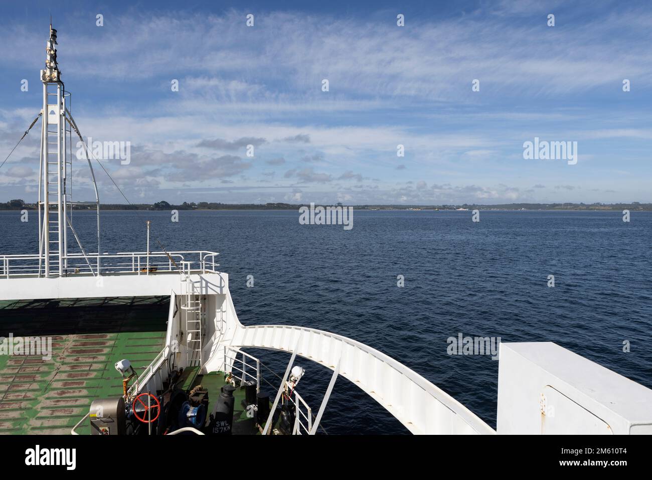 Ferry ride from Pargua to Chacao for visiting Chiloé (Isla Grande de ...