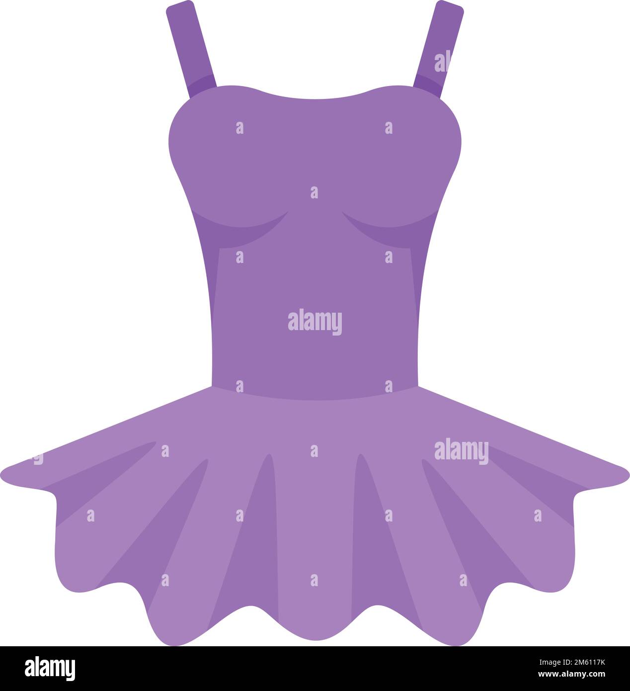 Ballerina clothes icon flat vector. Ballet baby. Dance princess dress ...