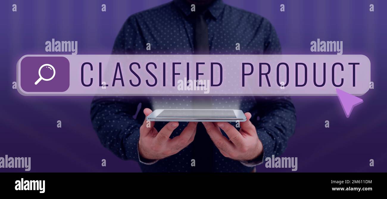 Writing displaying text Classified Product. Business idea Sensitive ... Writing displaying text Classified Product. Business idea Sensitive ...