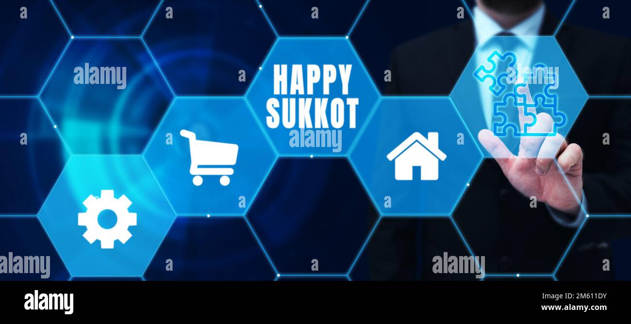 Inspiration showing sign Happy Sukkot. Word Written on Ireland ...