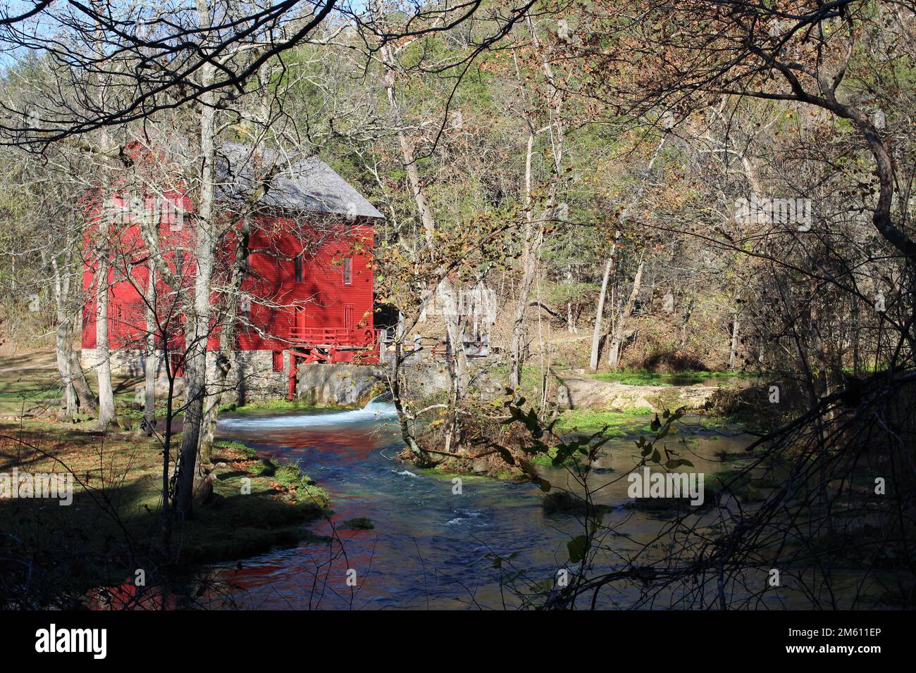 EMINENCE, MISSOURI, USA - NOVEMBER 9 2016 Ozark National Scenic ...