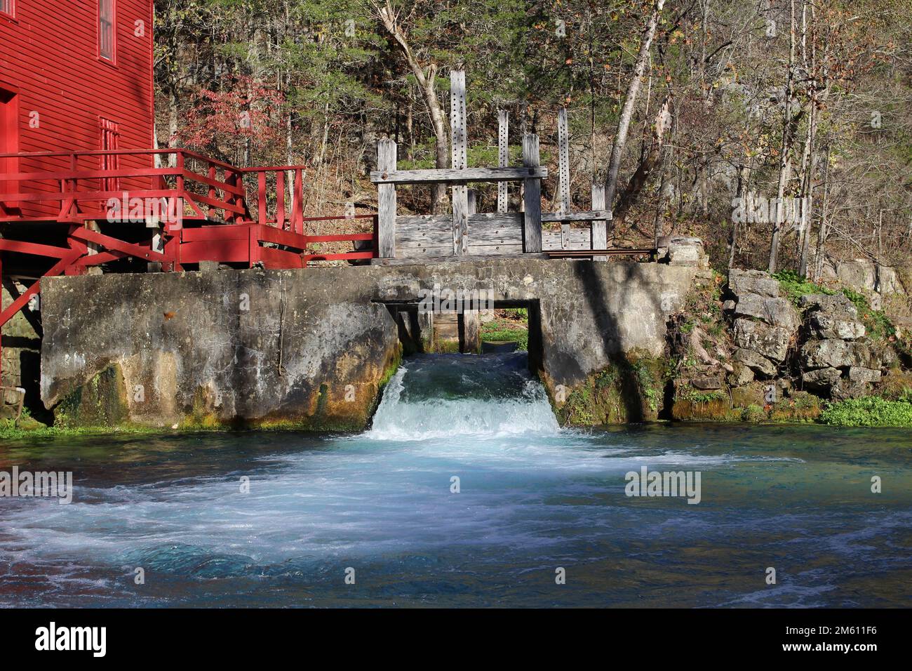 EMINENCE, MISSOURI, USA - NOVEMBER 9 2016 Ozark National Scenic ...