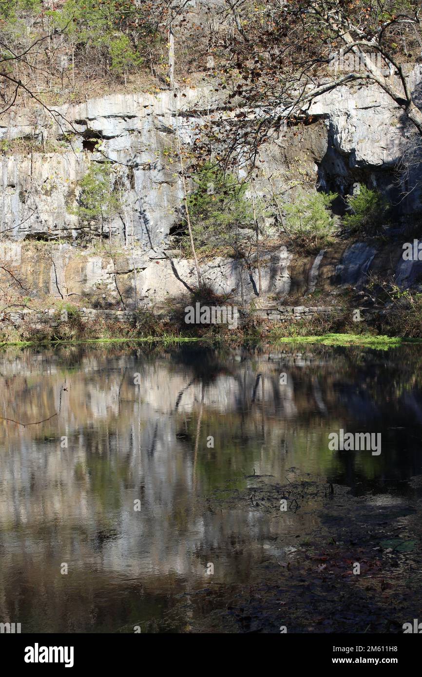 EMINENCE, MISSOURI, USA - NOVEMBER 9 2016 Ozark National Scenic ...