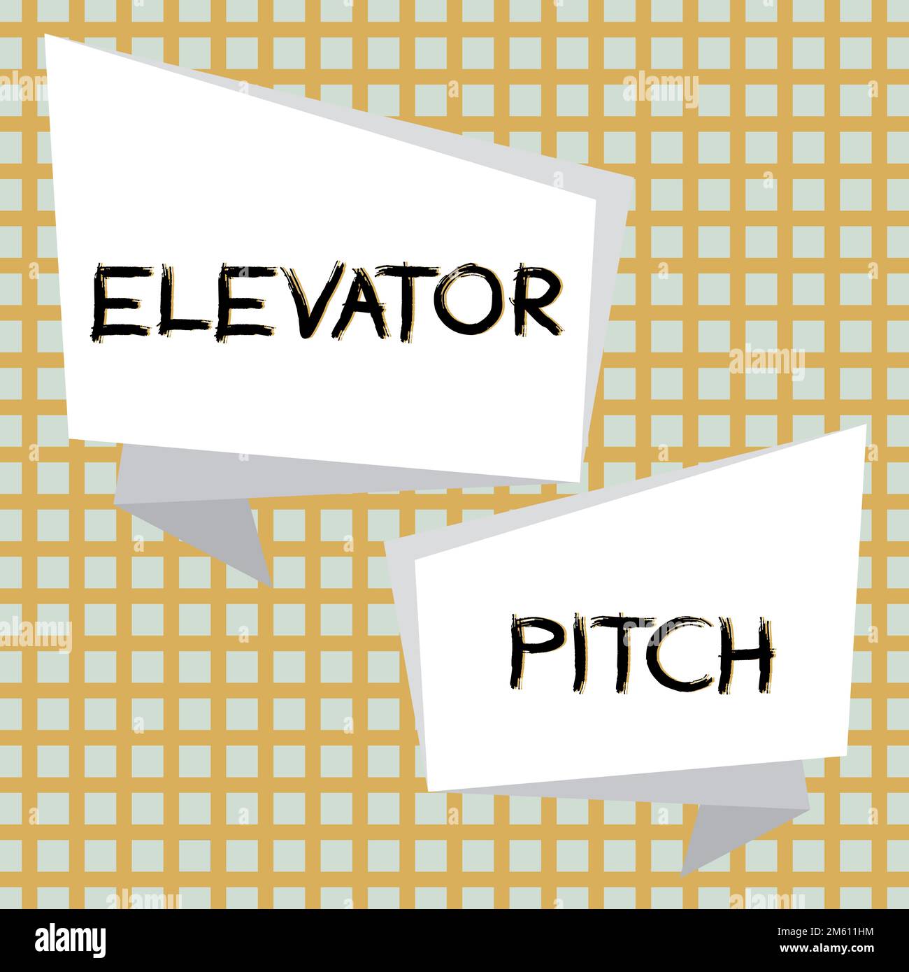 Conceptual display Elevator Pitch. Business approach A persuasive sales ...