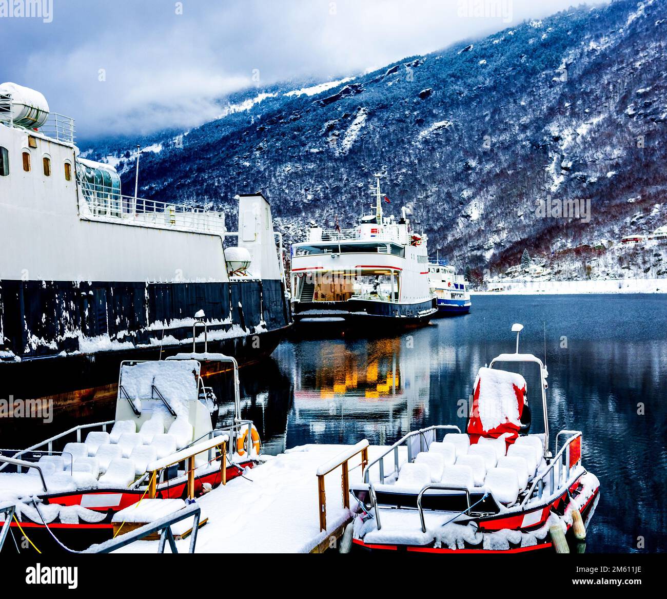 Scenery norvegian landscape Stock Photo - Alamy