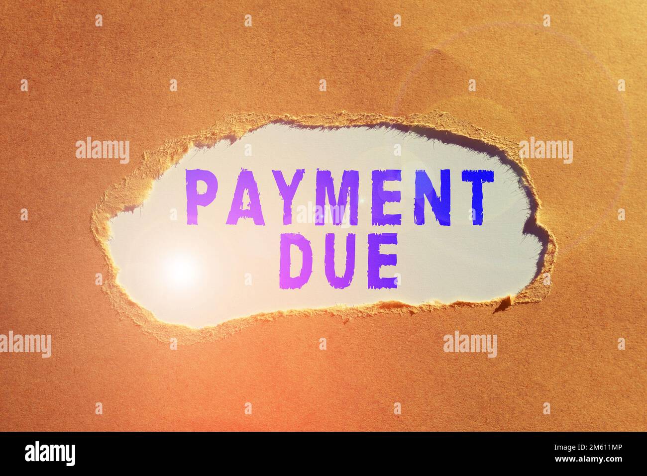 Conceptual caption Payment Due. Conceptual photo The date when payment ...
