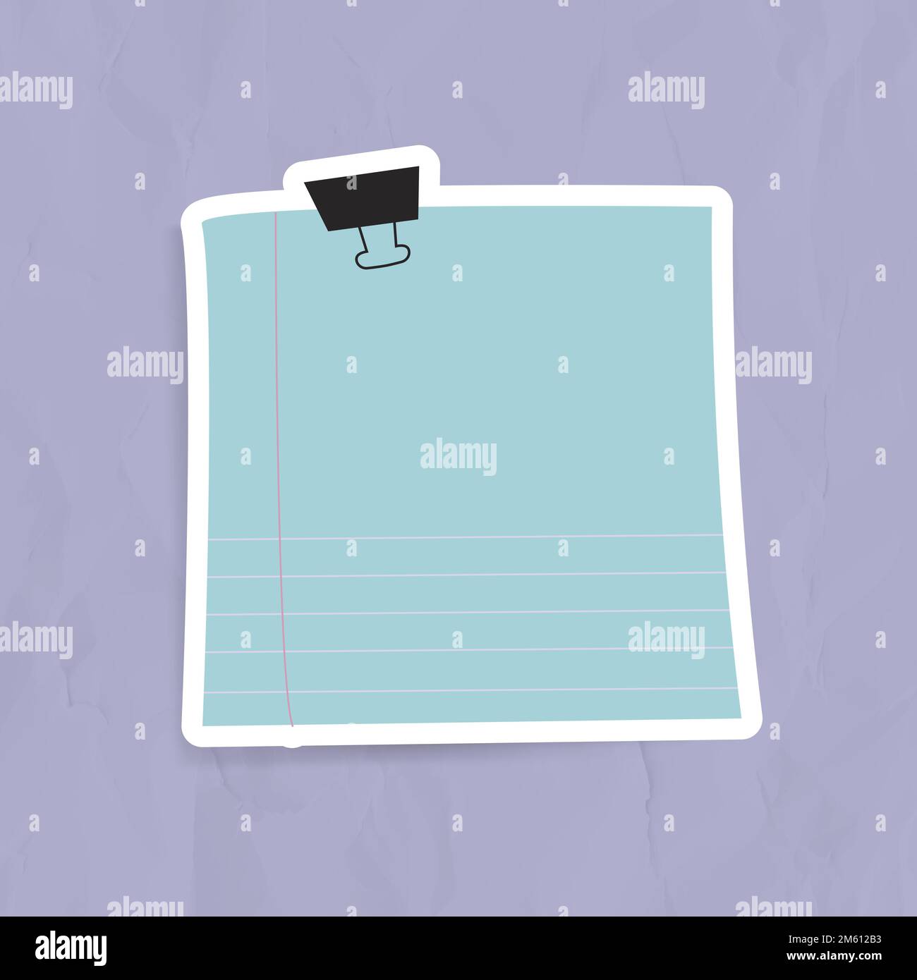 Blue reminder note sticker vector Stock Vector Image & Art - Alamy