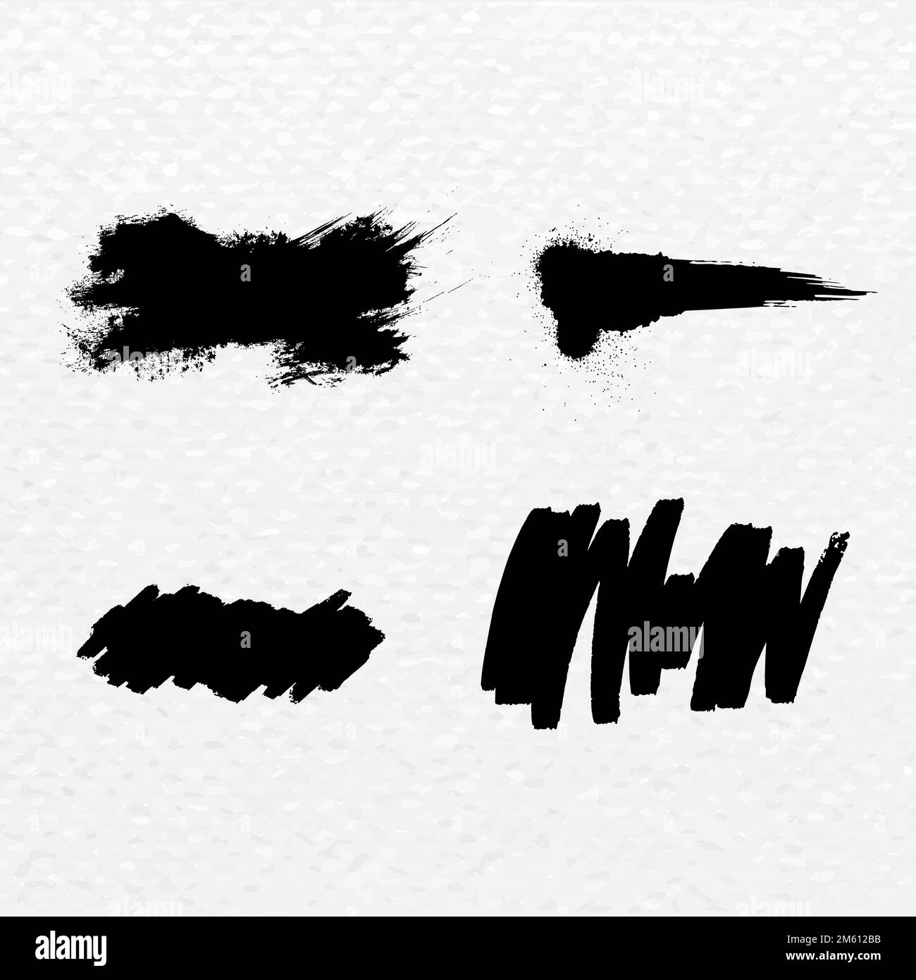 Black grunge marker banner vector scribble collection Stock Vector ...