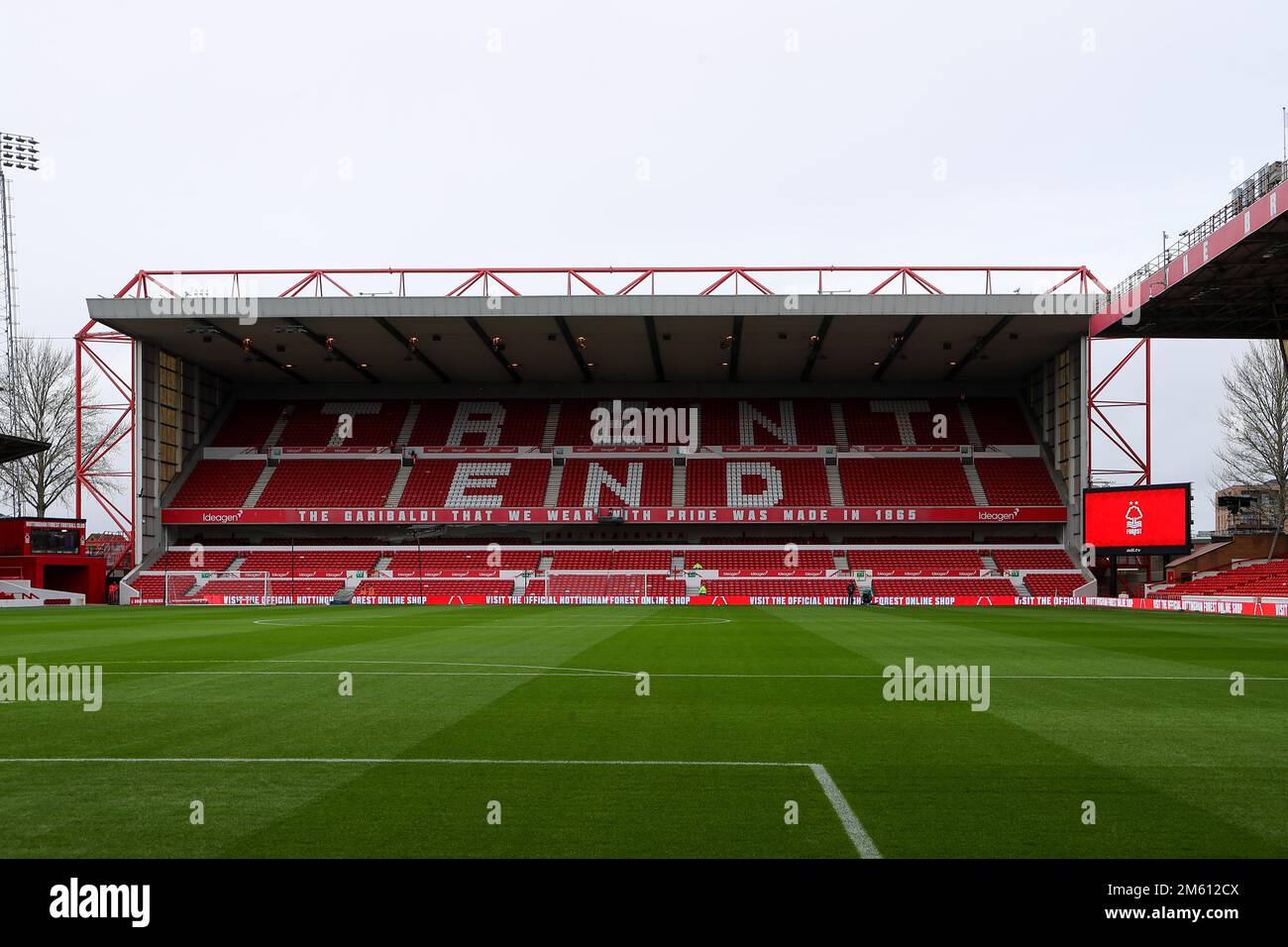 The City Ground, Nottingham, UK. 1st Jan, 2023. Premier League Football ...