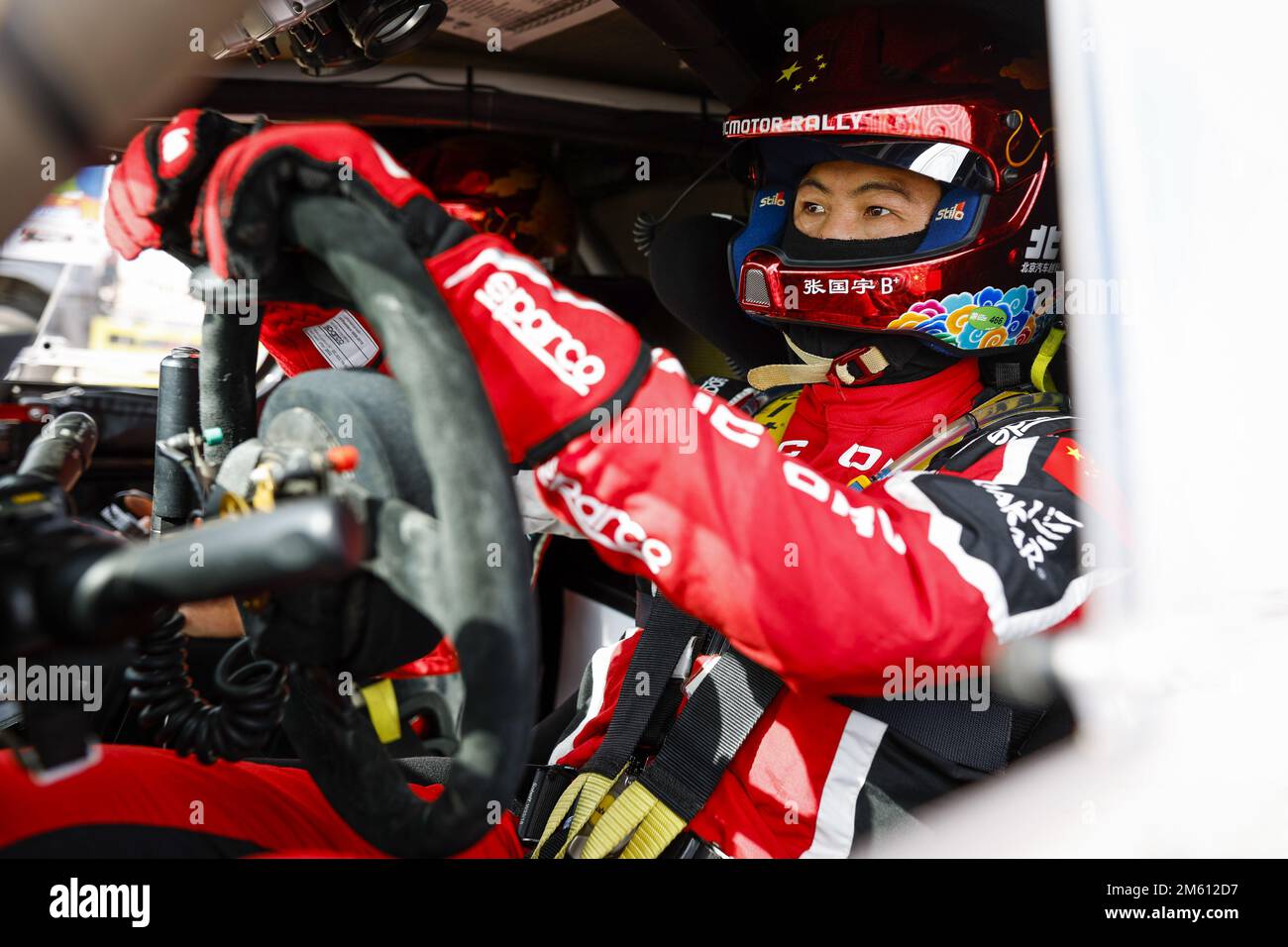 ZHANG Guoyu (chn), BAIC, BAIC ORV, Auto, FIA W2RC, portrait during the Stage 1 of the Dakar 2023 ...