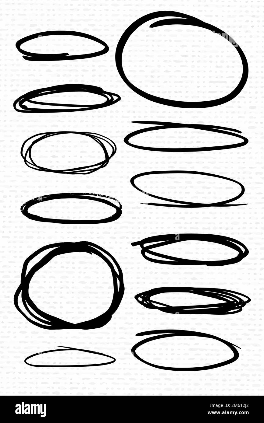Black oval banner frame vector collection Stock Vector Image & Art - Alamy