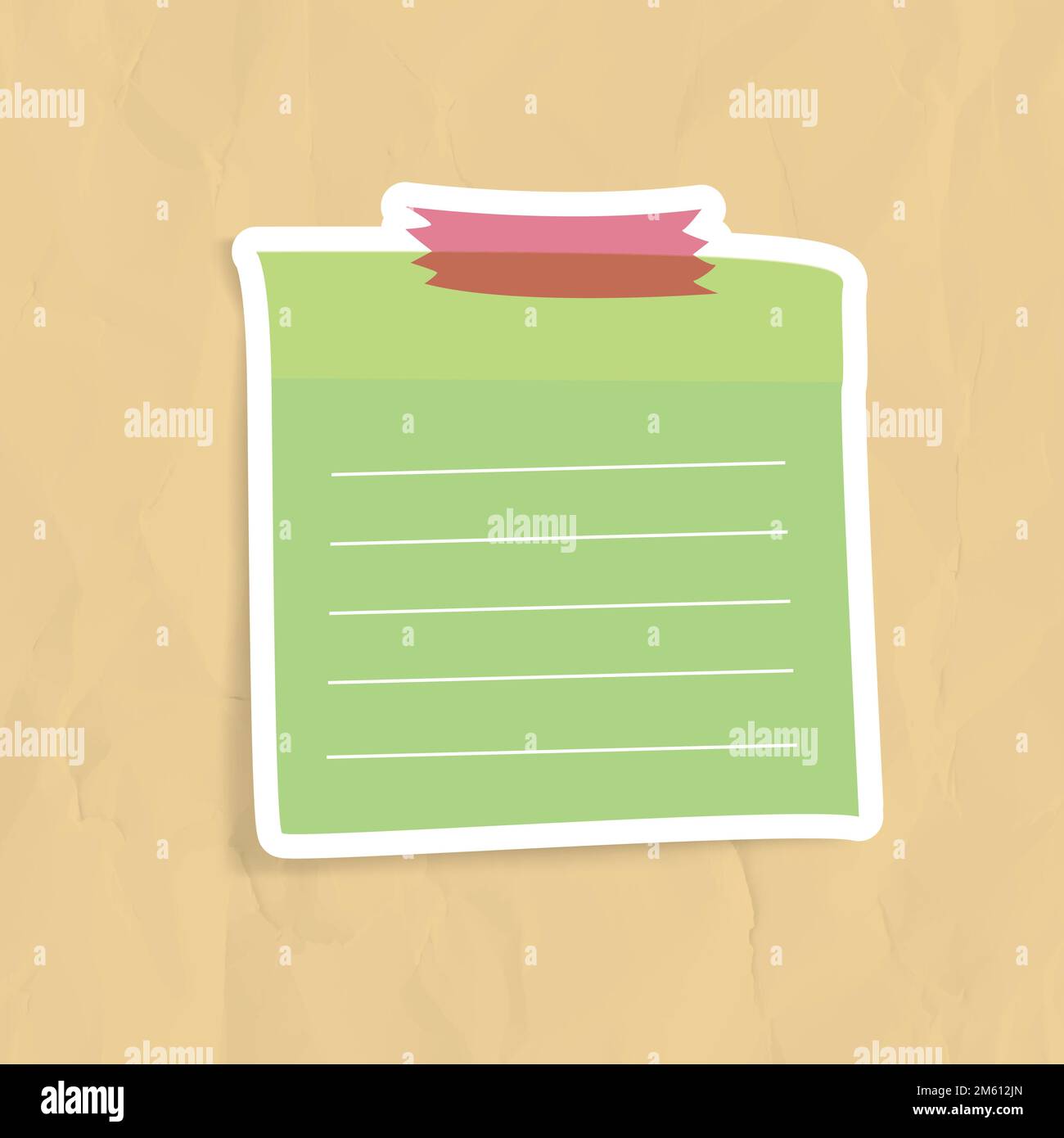 Green reminder note sticker vector Stock Vector Image & Art - Alamy