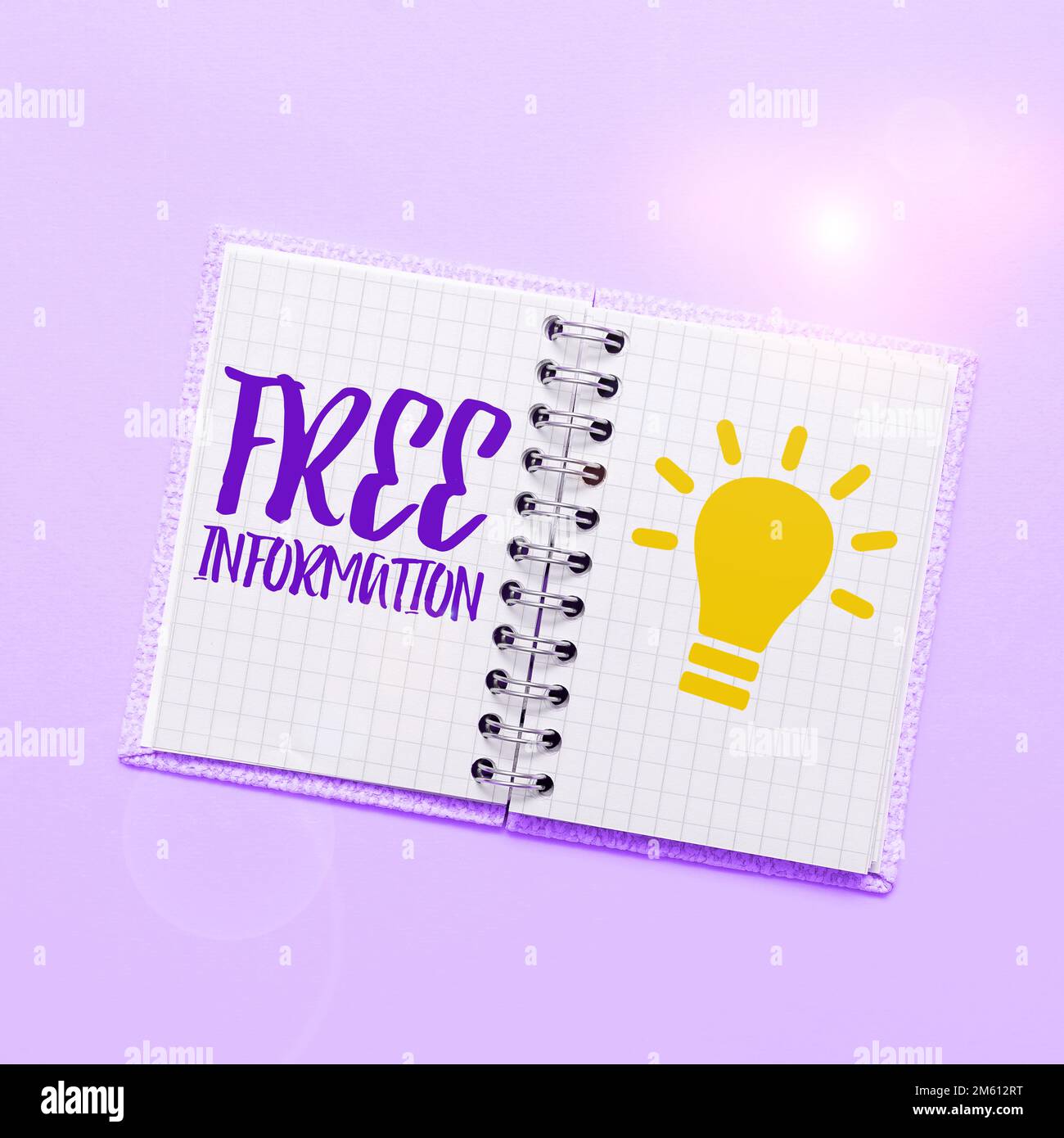 Text sign showing Free Information. Business showcase knowledge ...