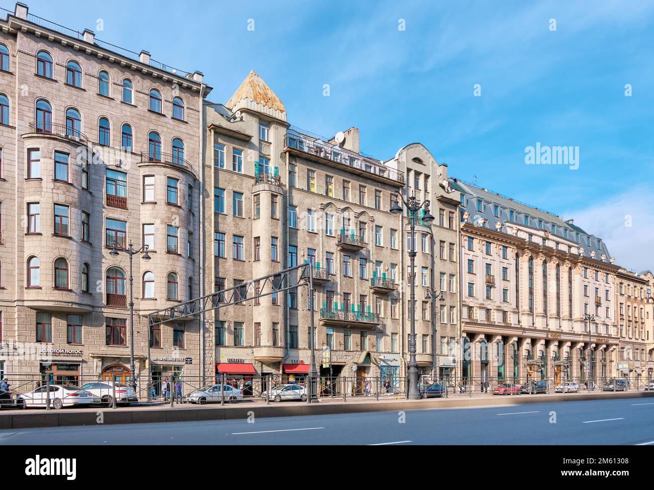 Ligovsky Avenue, the former profitable house of V.V. Markozov, built in ...
