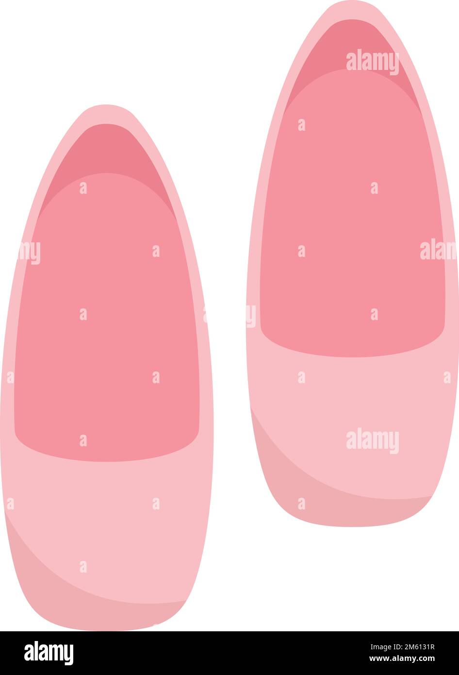 Ballerina shoes icon flat vector. Ballet dance girl. Woman dancer ...