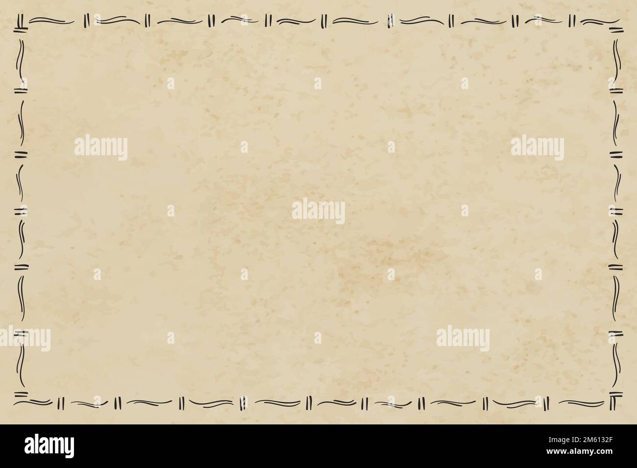 Vector boho art tribal doodle sketch frame Stock Vector Image & Art - Alamy