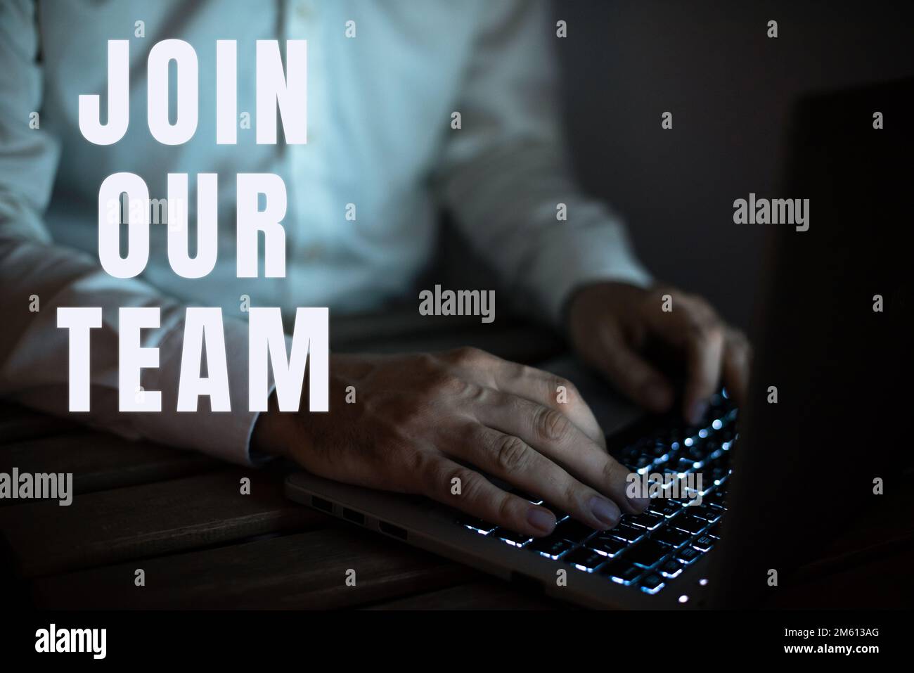 Sign displaying Join Our Team. Business showcase Allied Associate Work ...