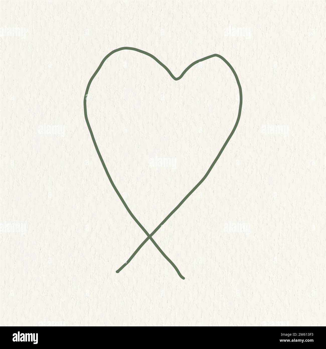 Green heart shape element vector Stock Vector Image & Art - Alamy
