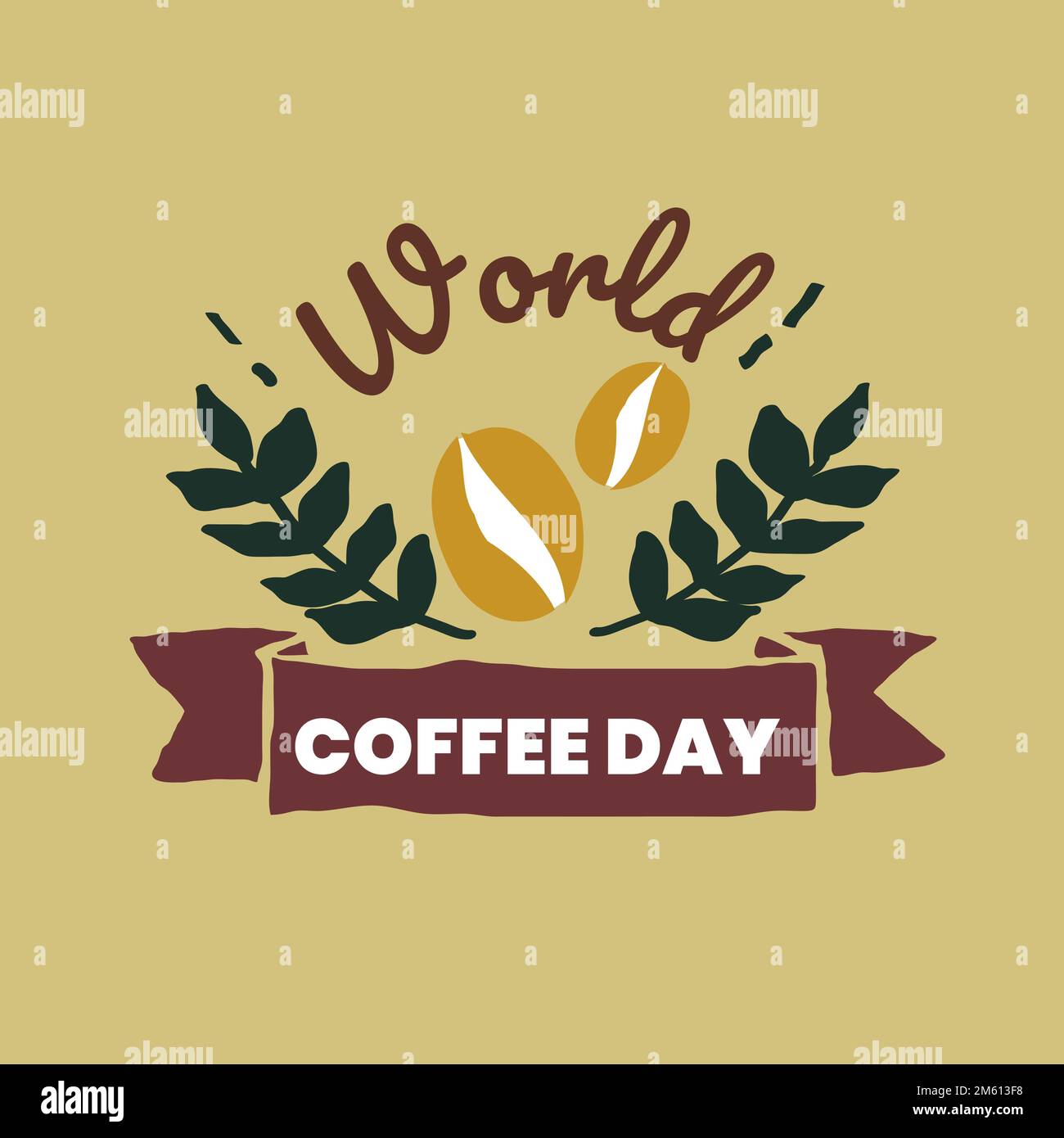 World coffee day banner design vector Stock Vector Image & Art - Alamy