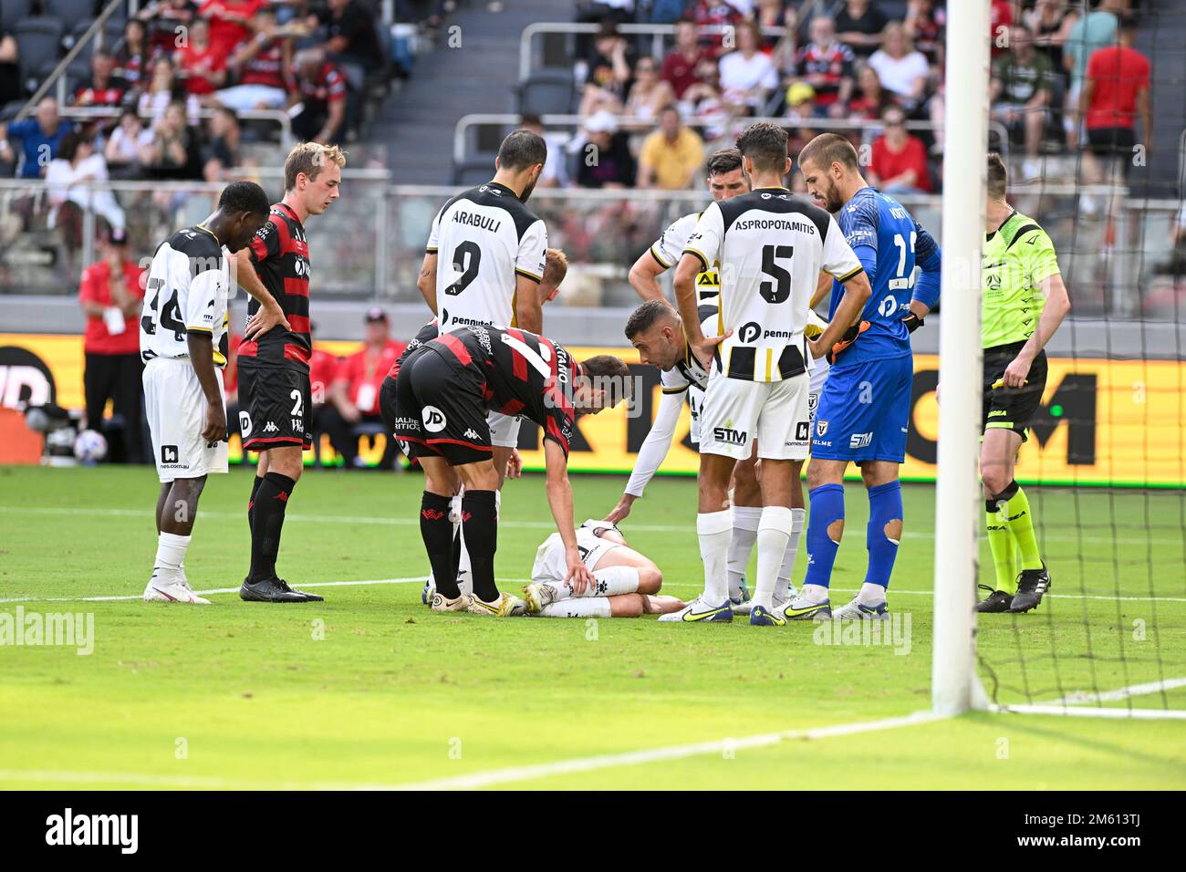 1st January 2023; CommBank Stadium, Sydney, NSW, Australia: A-League ...