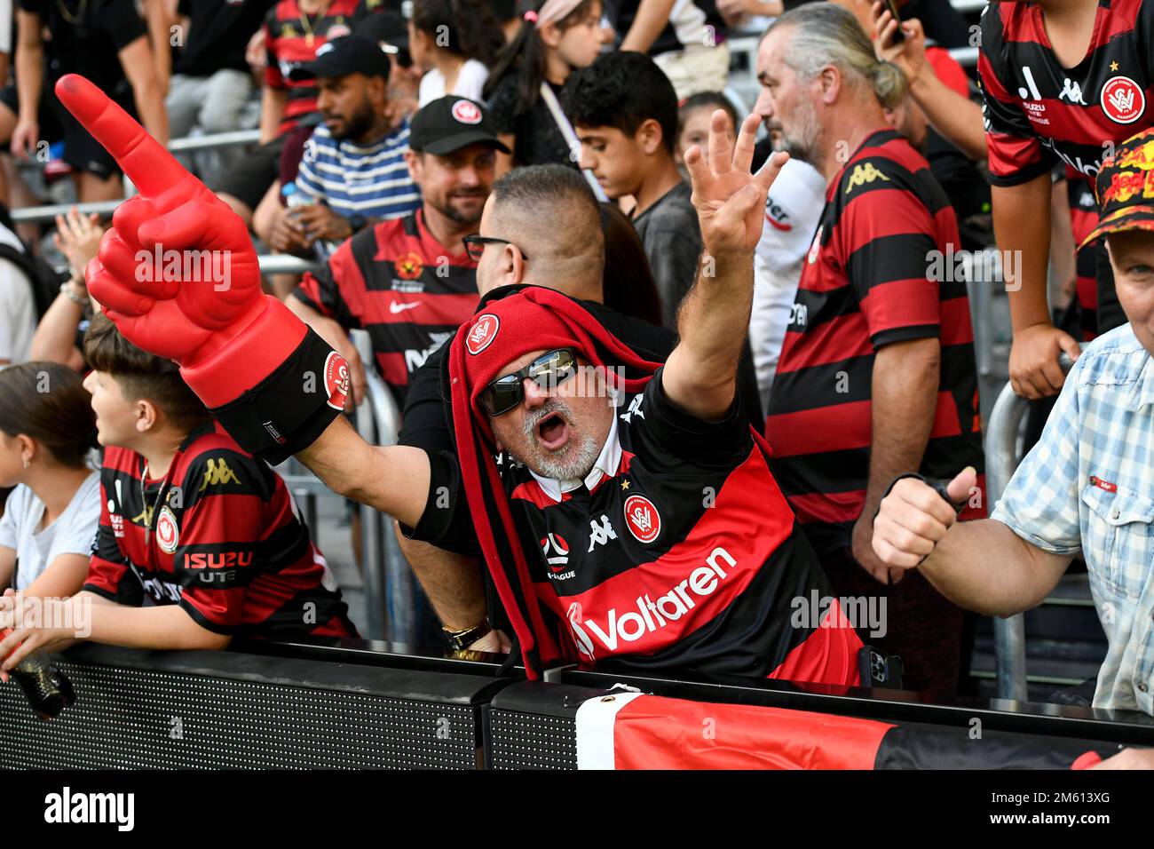 1st January 2023; CommBank Stadium, Sydney, NSW, Australia: A-League ...