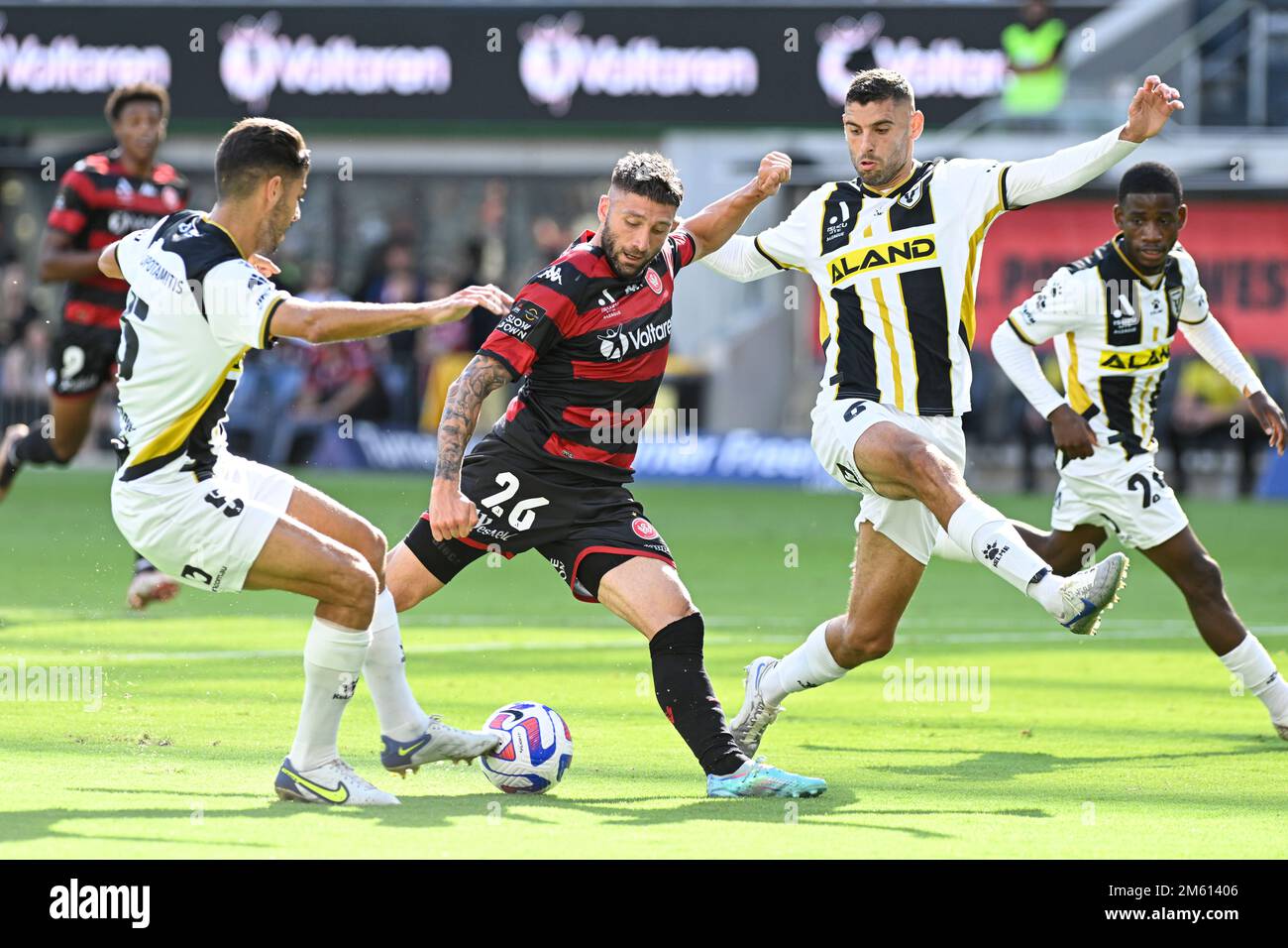 1st January 2023; CommBank Stadium, Sydney, NSW, Australia: A-League ...