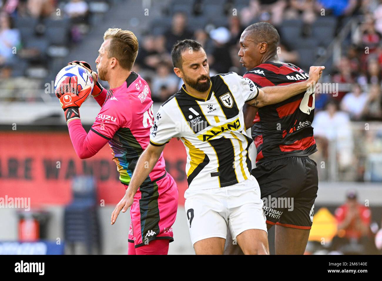 1st January 2023; CommBank Stadium, Sydney, NSW, Australia: A-League ...