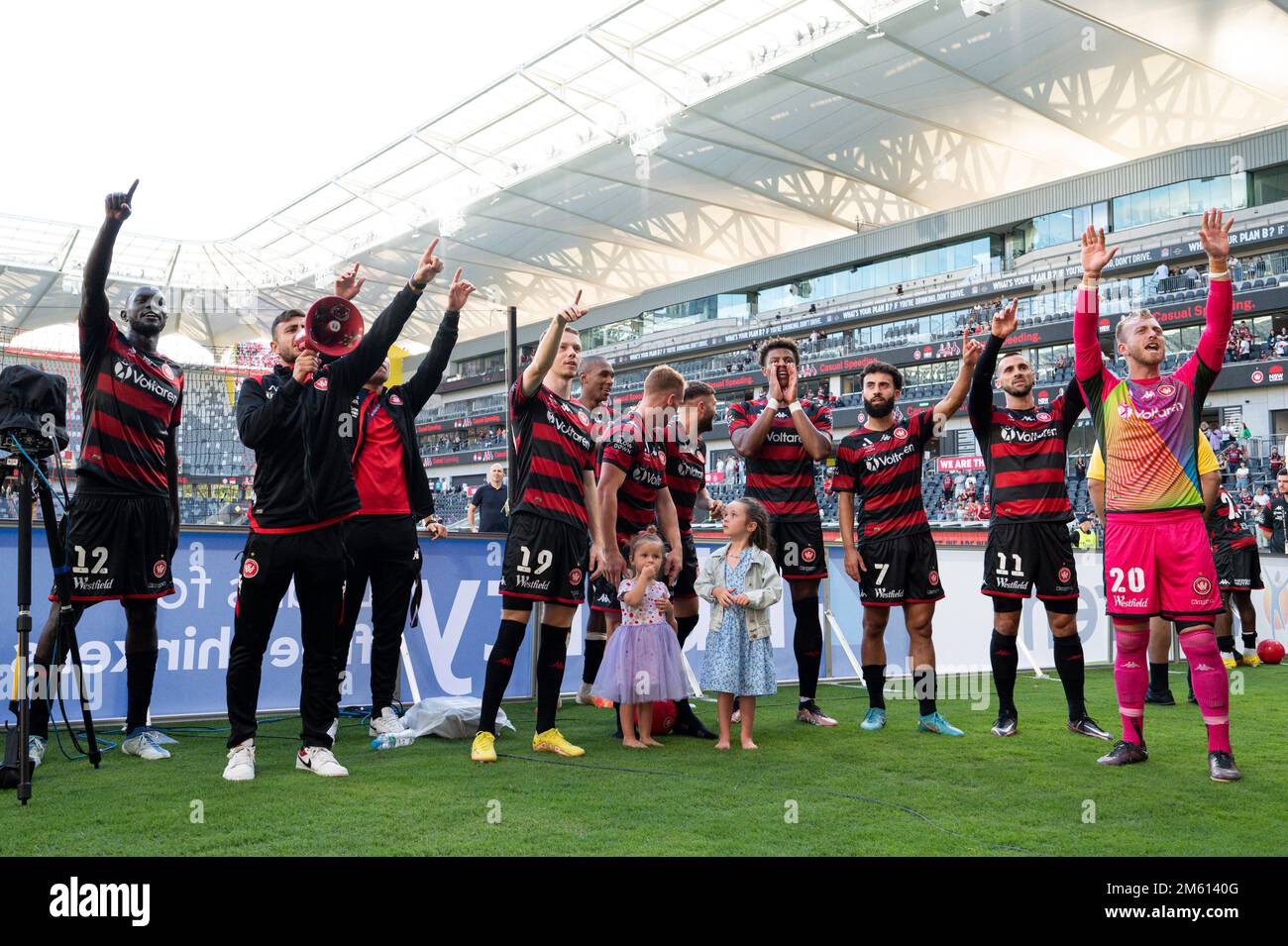 1st January 2023; CommBank Stadium, Sydney, NSW, Australia: A-League ...