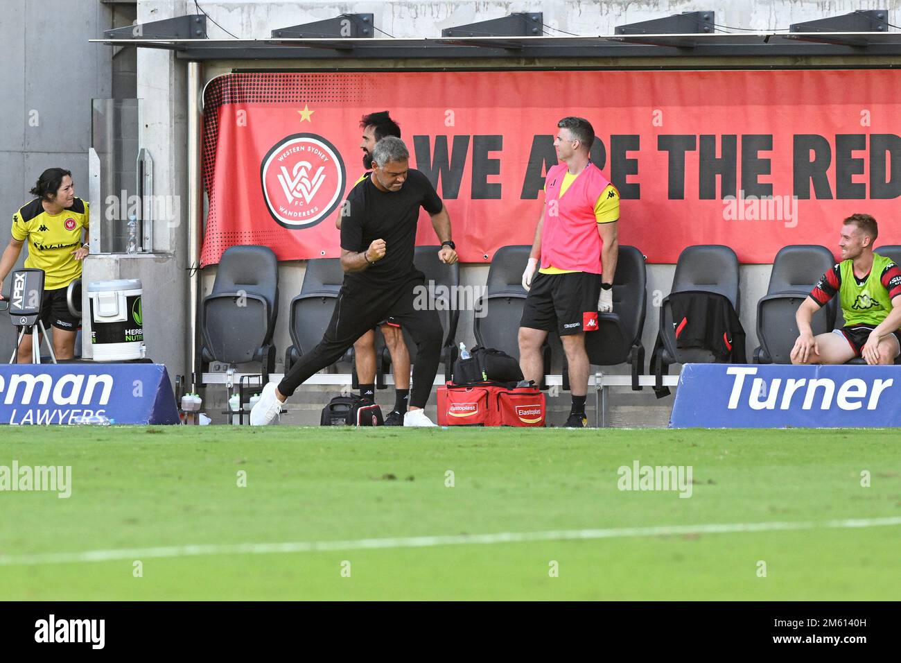 1st January 2023; CommBank Stadium, Sydney, NSW, Australia: A-League ...