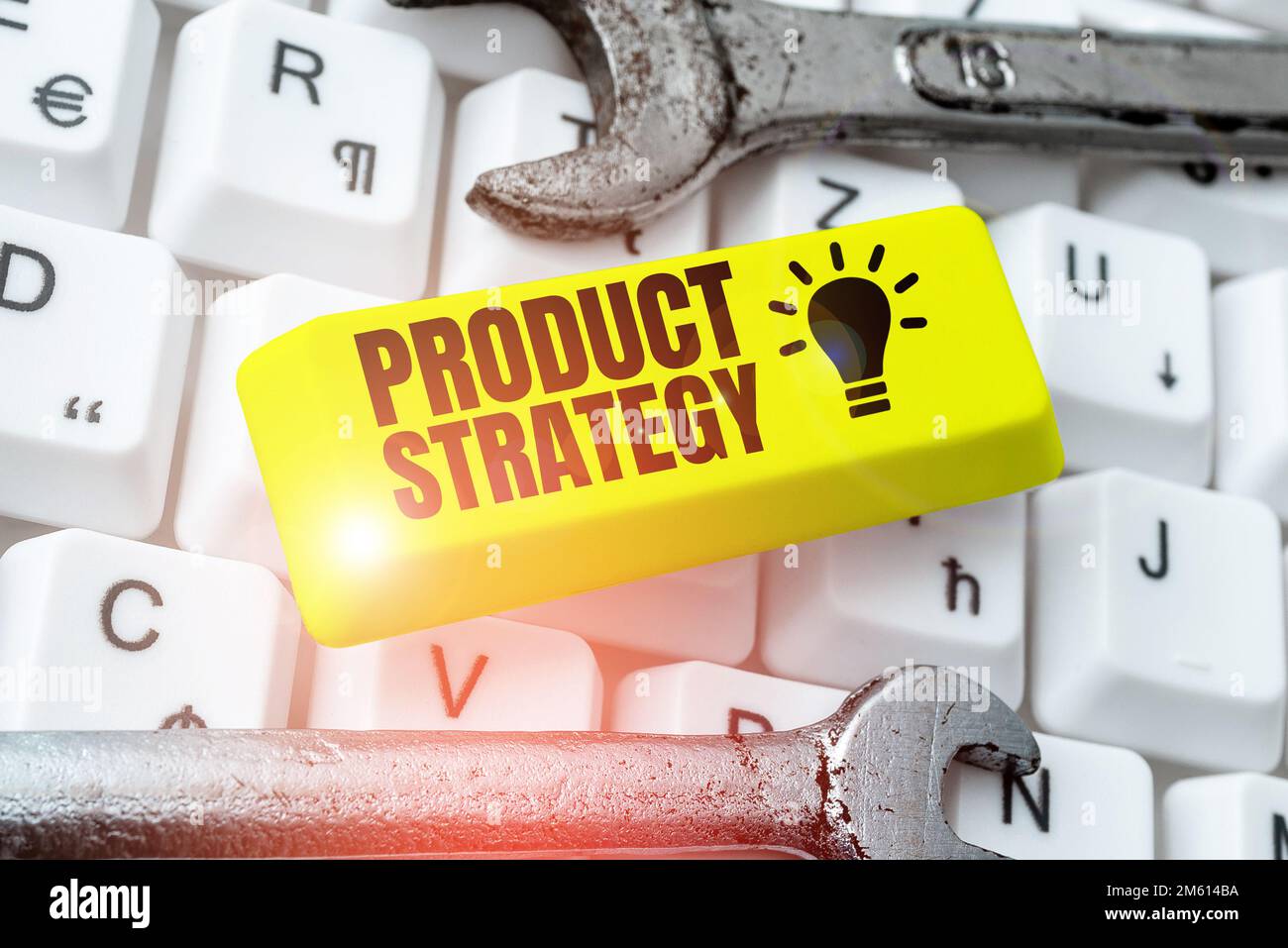 Handwriting text Product Strategy. Business concept long term plan development of successful ...