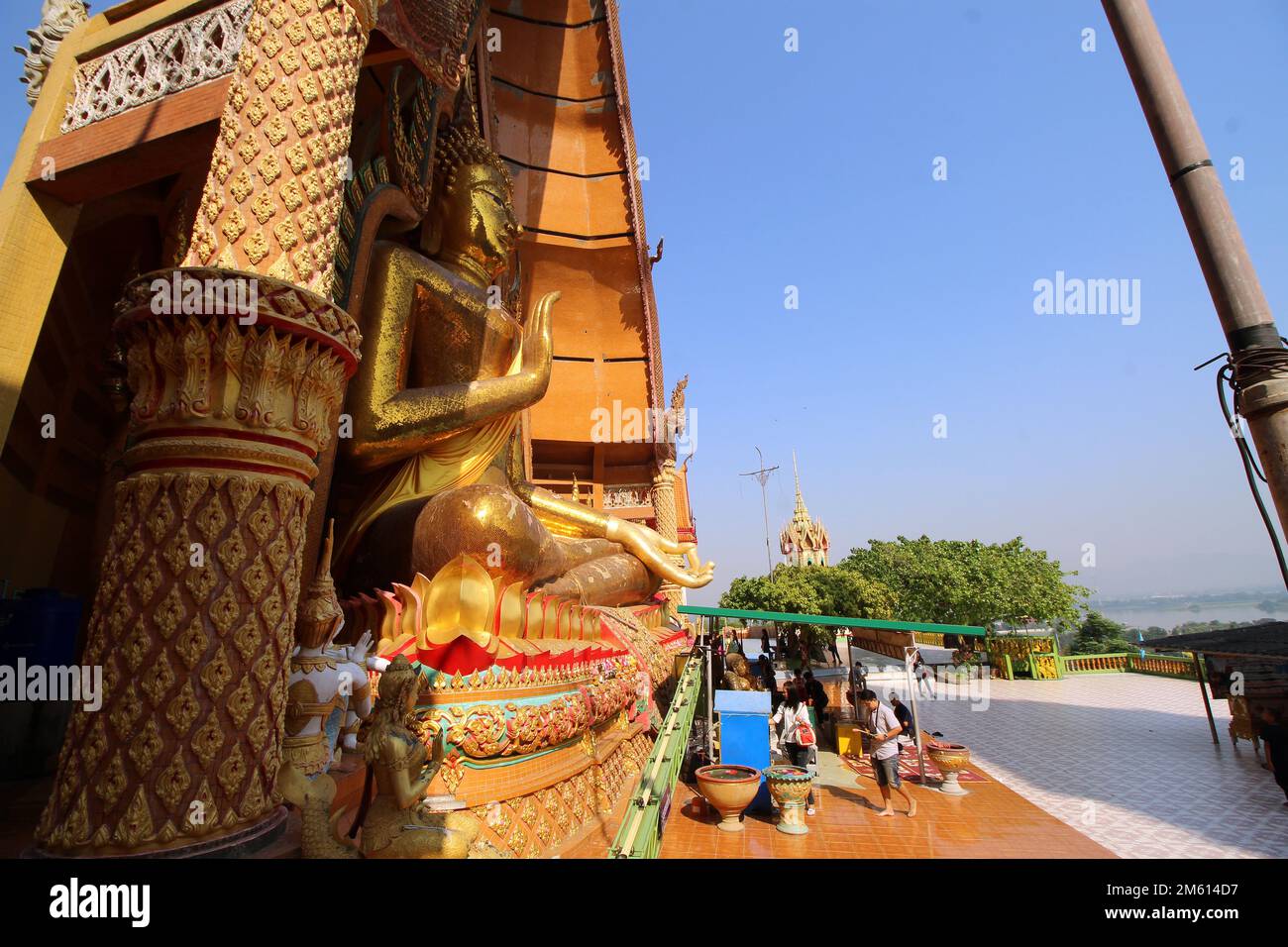 KANCHANABURI, THAILAND - MARCH 19, 2018 Wat Tham Khao Noi an Anam ...