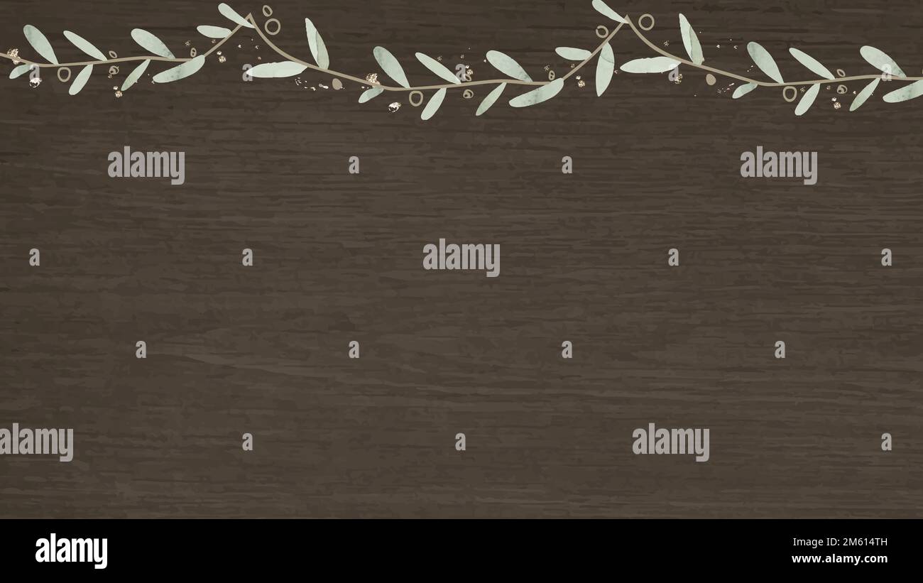 Leaf on brown background vector Stock Vector Image & Art - Alamy