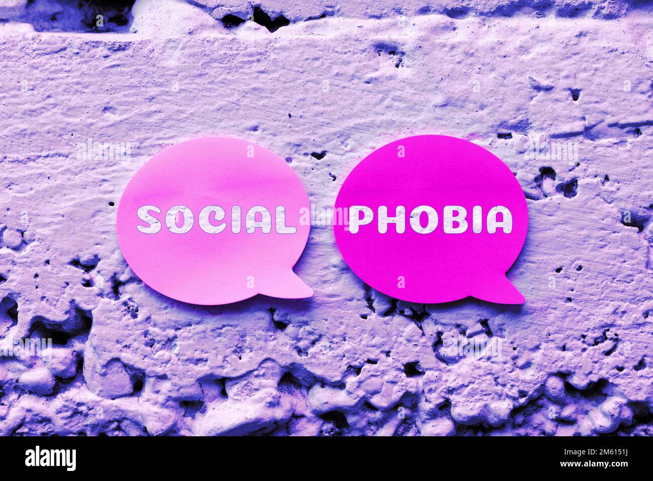 Inspiration showing sign Social Phobia. Business overview overwhelming ...