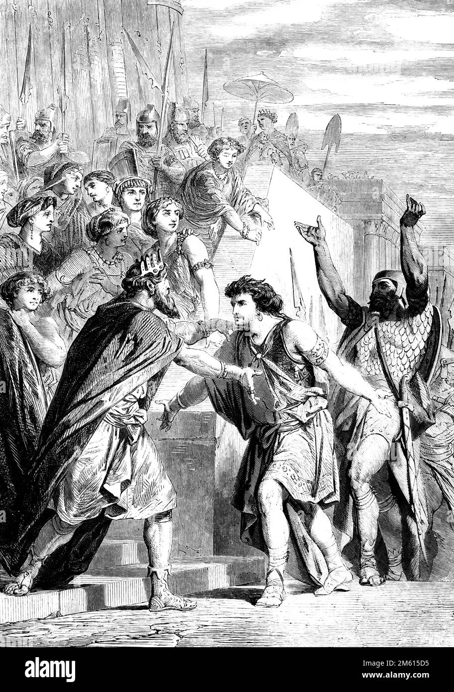 Reconciliation Between King David And Absalom Bible Old Testament