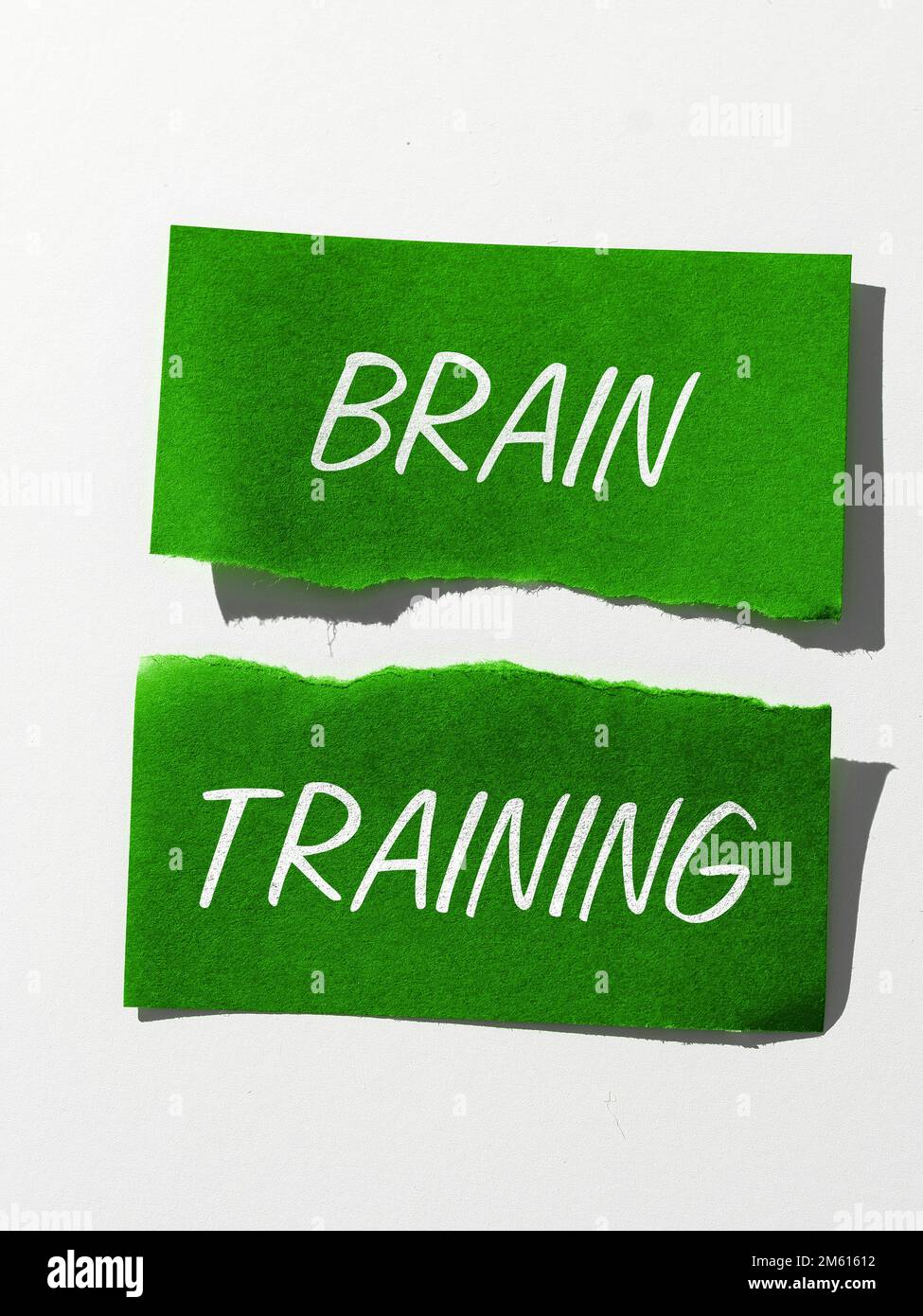 Conceptual caption Brain Training. Word for mental activities to ...