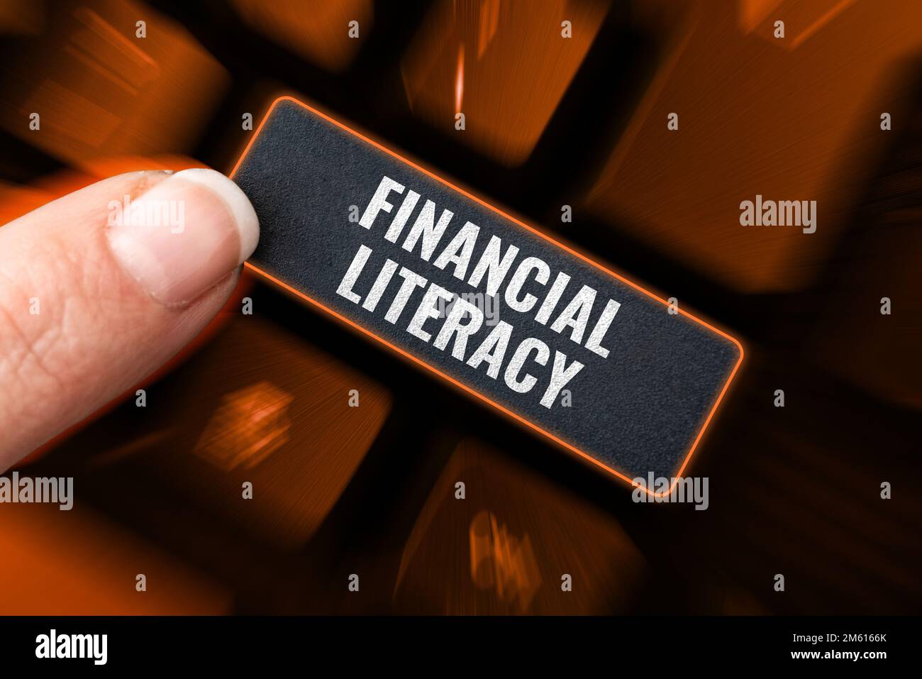 Sign displaying Financial Literacy, Concept meaning Understand and ...