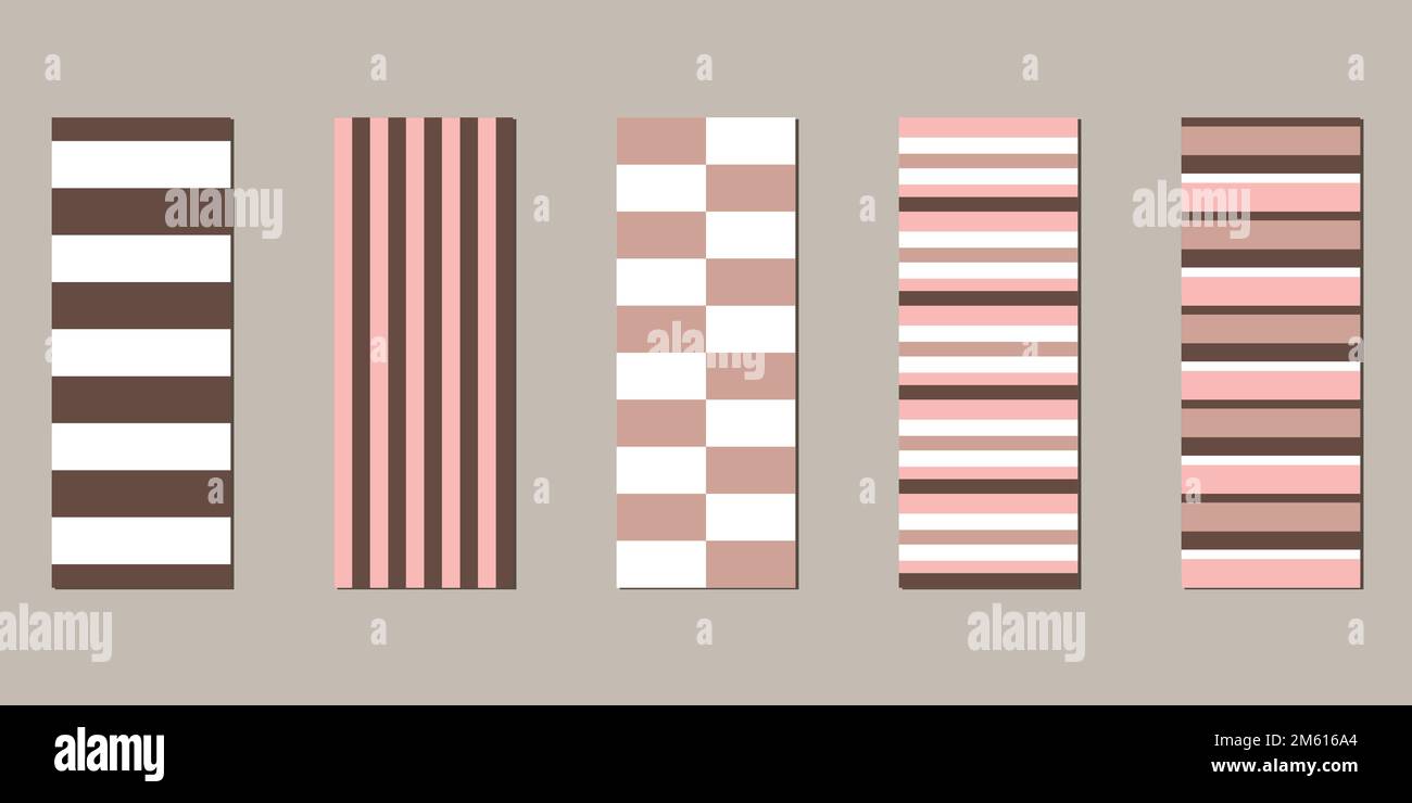 Vector illustration of a set of decorative ribbon stripes. Masking tape ...
