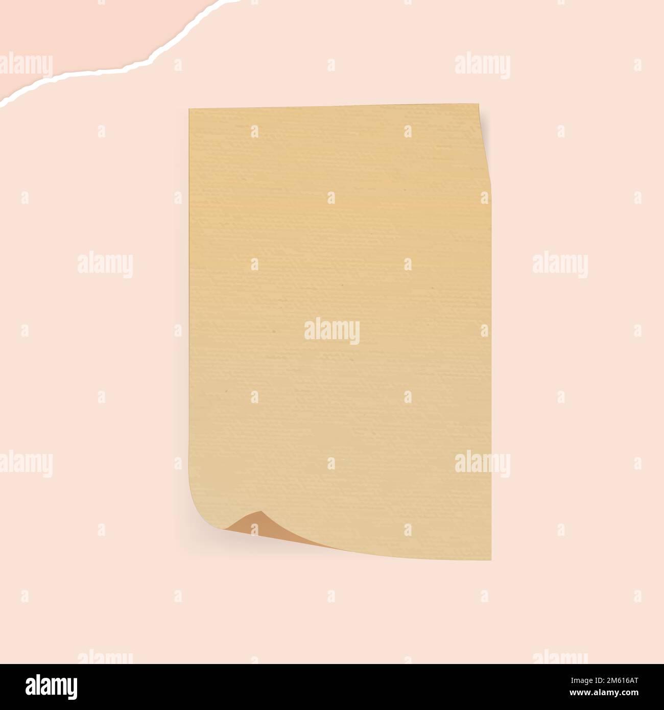 Old empty paper note social ads template vector Stock Vector Image ...