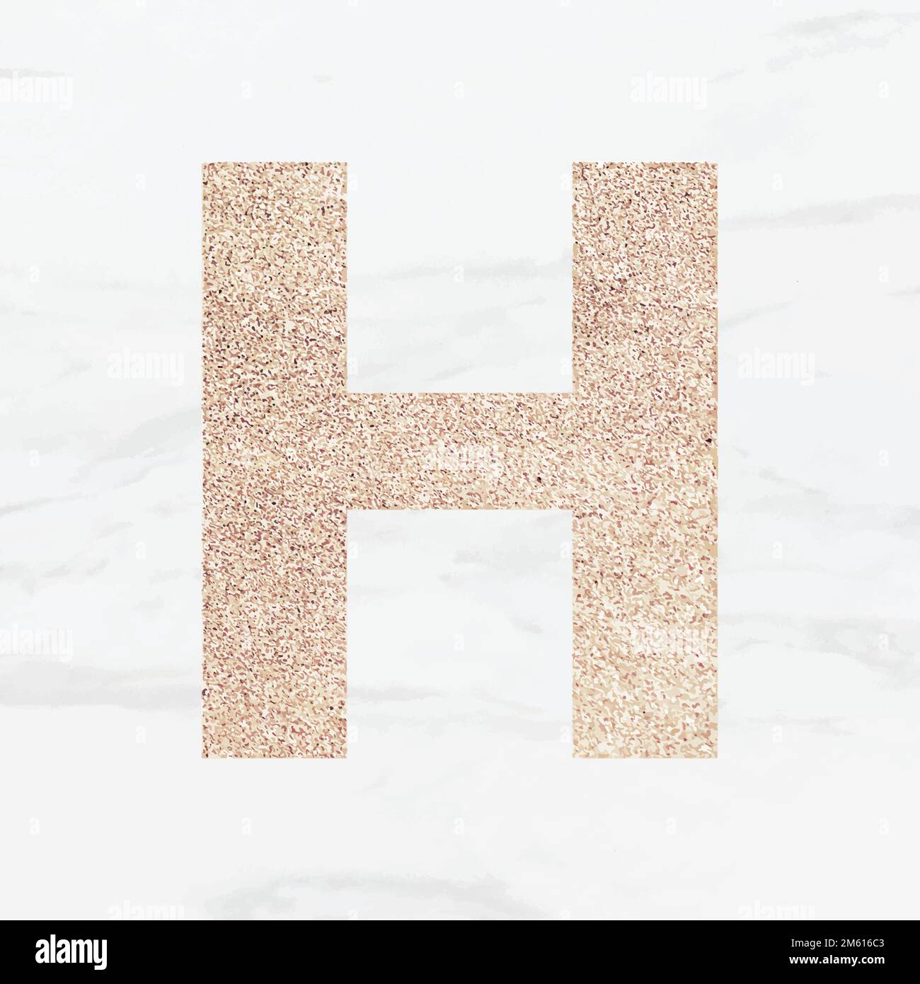 Glitter capital letter H sticker vector Stock Vector Image & Art - Alamy