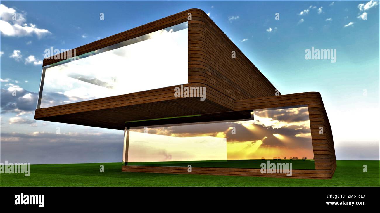 Conceptual design of a country house for middle-income families ...