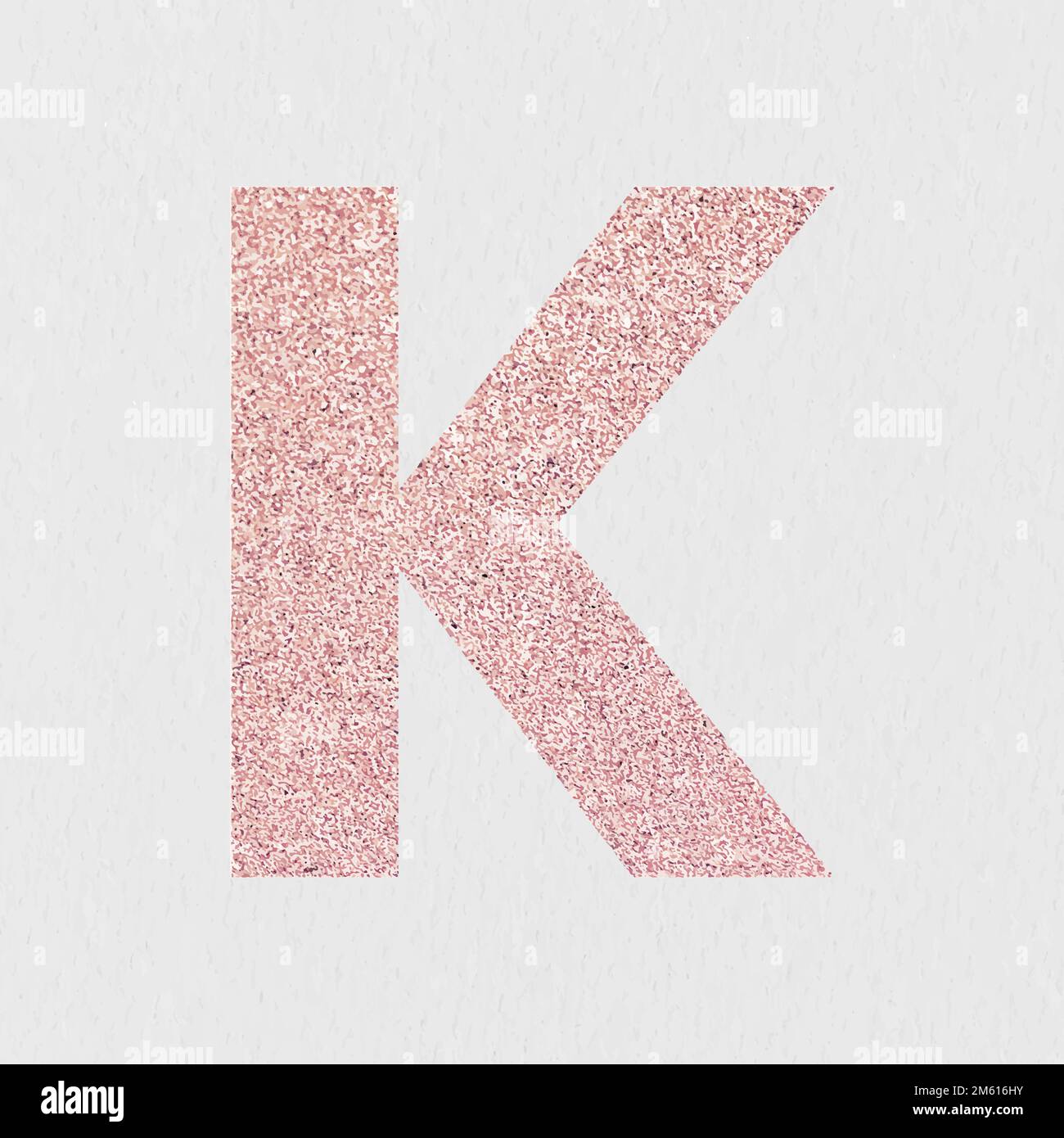 Glitter capital letter K sticker vector Stock Vector Image & Art - Alamy