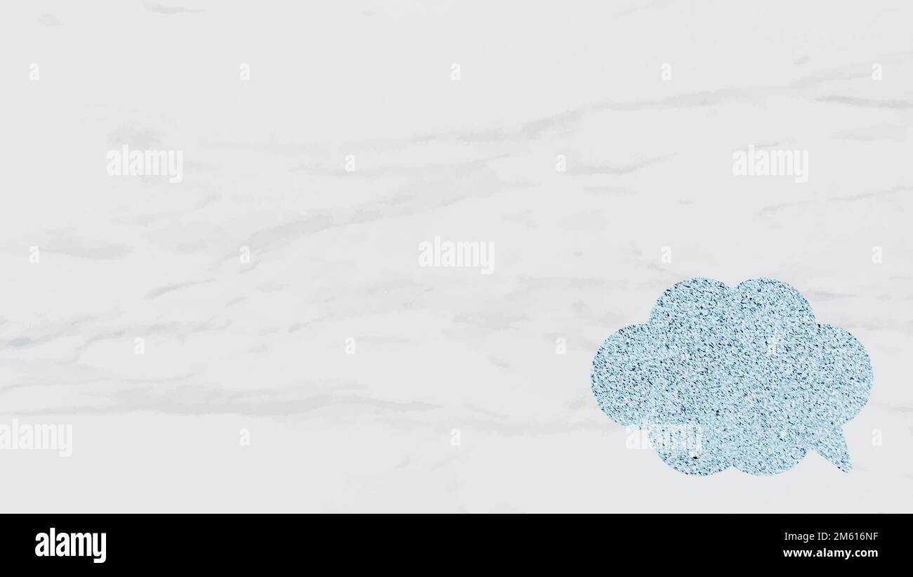 Glitter blue speech bubble vector Stock Vector Image & Art - Alamy