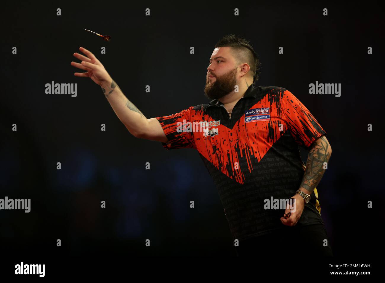 Alexandra Palace, London, UK. 1st Jan, 2023. 2022/23 PDC Cazoo World ...