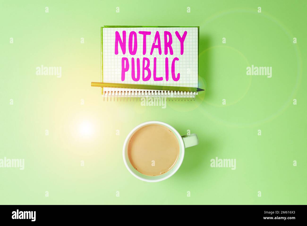 Conceptual caption Notary Public. Word for Legality Documentation ...